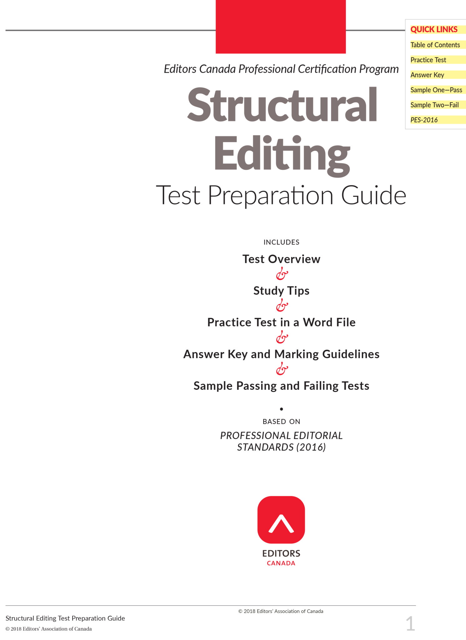 Certification Test Preparation Guides - Editors Canada